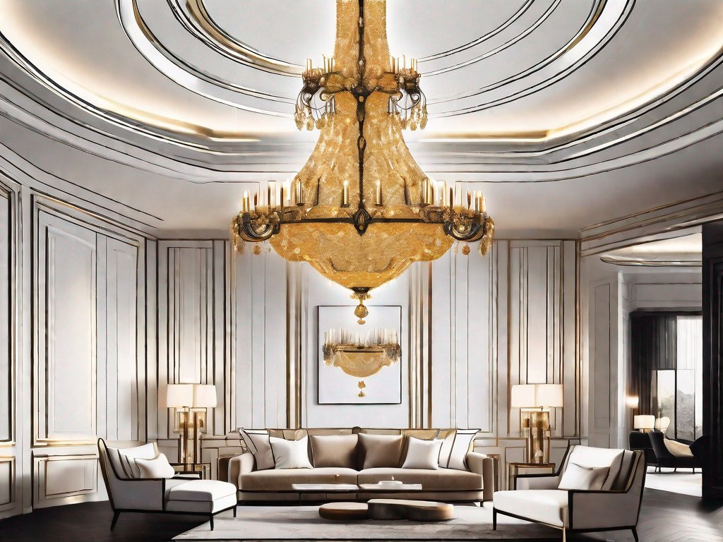 Golden Chandelier: Adding a Touch of Opulence to Your Space – Residence ...