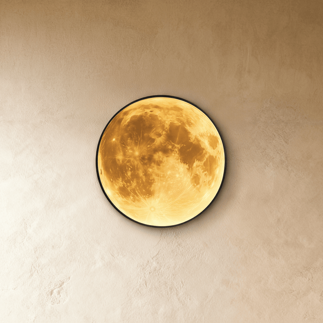 Astro Moon Wall Lamp Illuminated Art – Residence Supply