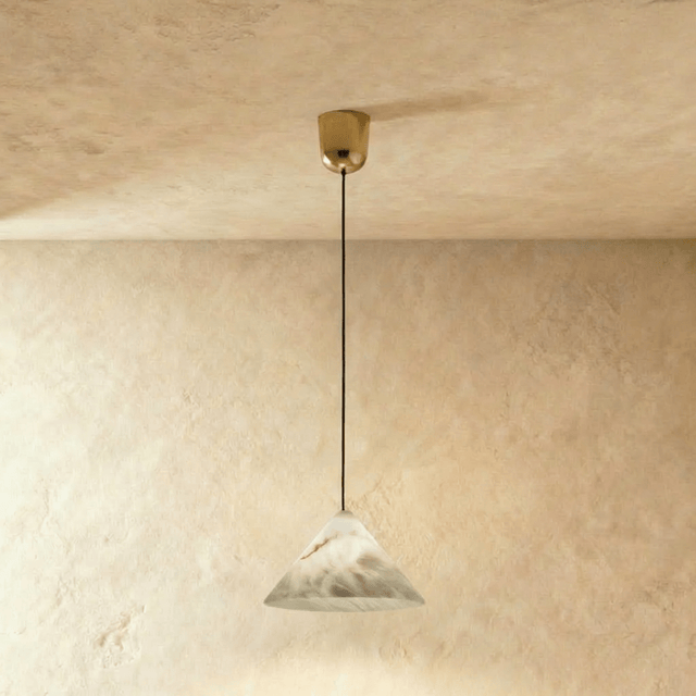 Blom Cherry Blossom-Inspired Alabaster Pendant Light – Residence Supply