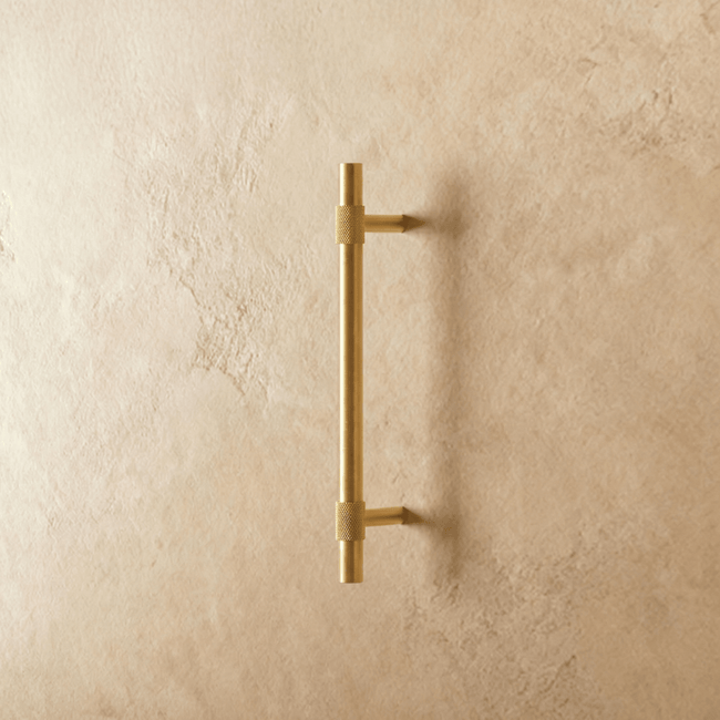 Modern Grist Knob and Pull Bar - Brass Handle. – Residence Supply