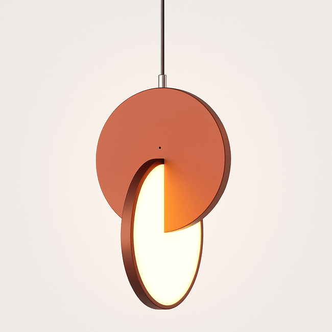 Hyna Pendant Light – Modern Overlapping Disc Fixture – Residence Supply
