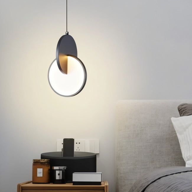 Hyna Pendant Light – Modern Overlapping Disc Fixture – Residence Supply