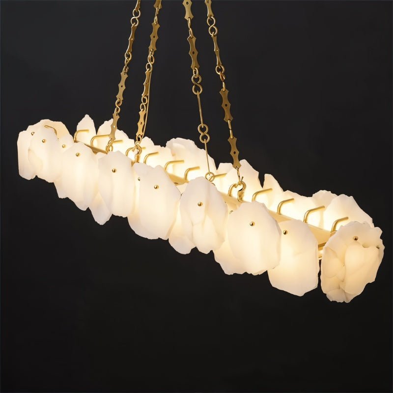 Shatkon Alabaster Chandelier Light – Residence Supply