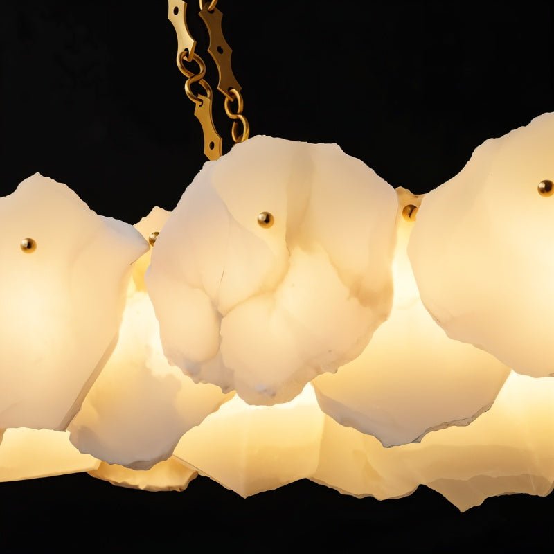 Shatkon Alabaster Chandelier Light – Residence Supply